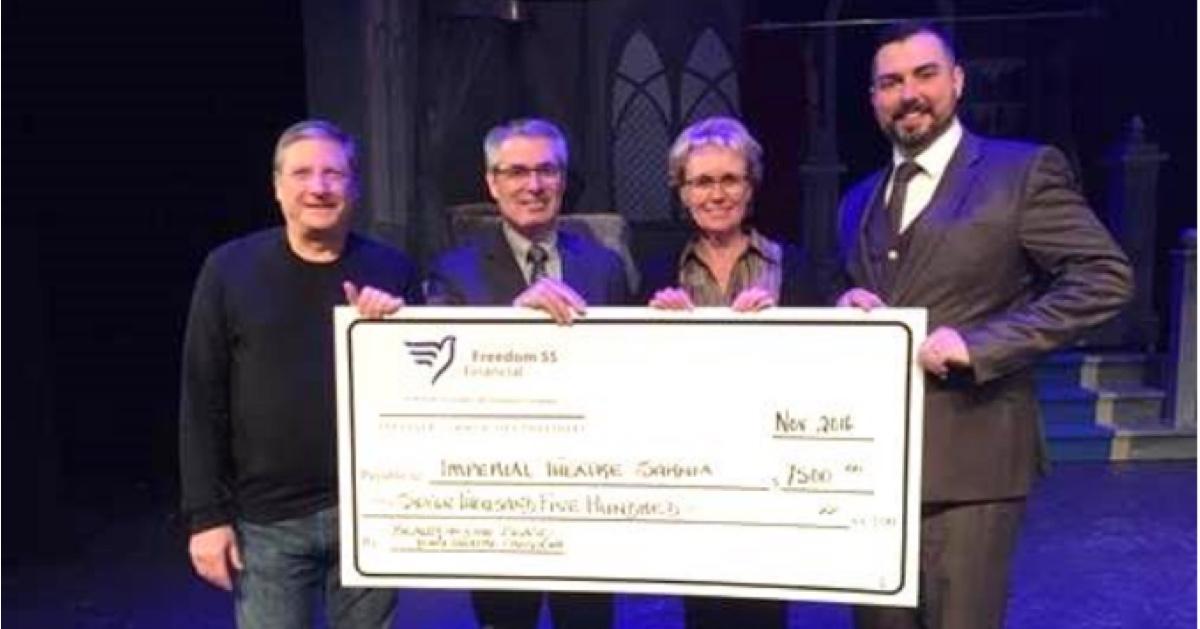 Freedom 55 Financial and Theatre Sarnia: Supporting youth engagement in ...